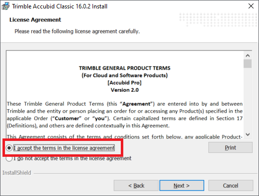 Accubid Classic - Installation for Accubid Pro / Changeorder / Time and ...