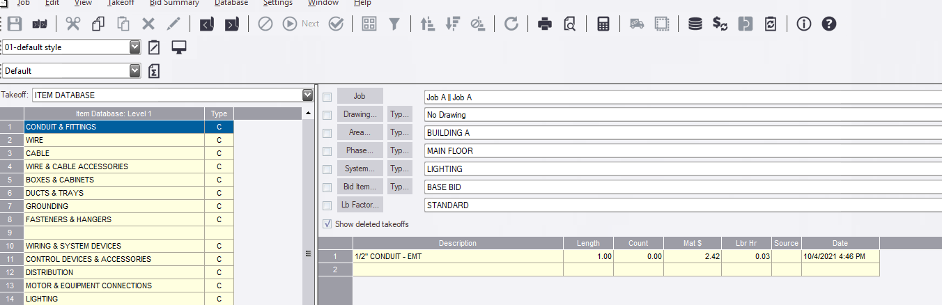 Accubid Classic - Pro - Merging jobs
