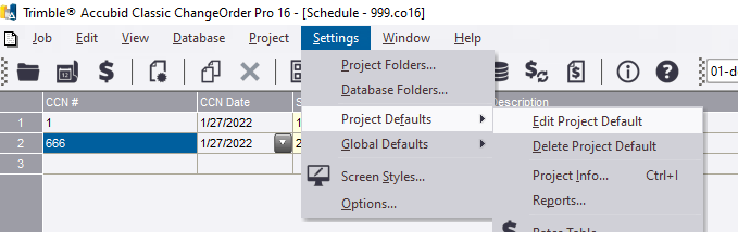 Accubid Classic – How to edit/modify / locate default jobs in Accubid ...