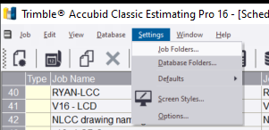 Accubid Classic – How to edit/modify / locate default jobs in Accubid ...