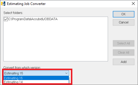 Accubid Classic - How to Convert Job Files for Accubid Pro / Change ...
