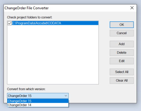 Accubid Classic - How to Convert Job Files for Accubid Pro / Change ...