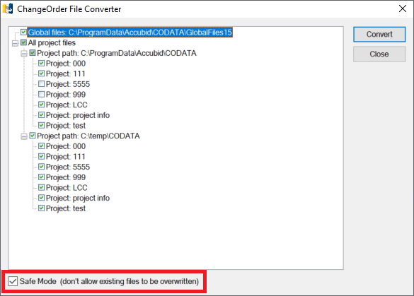 Accubid Classic - How to Convert Job Files for Accubid Pro / Change ...