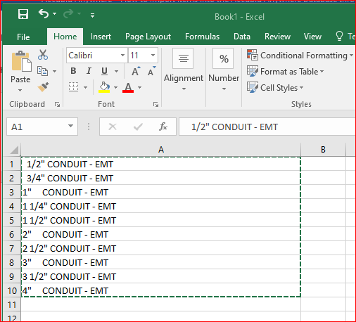 Accubid Anywhere – How to Import Items into the Accubid Anywhere ...