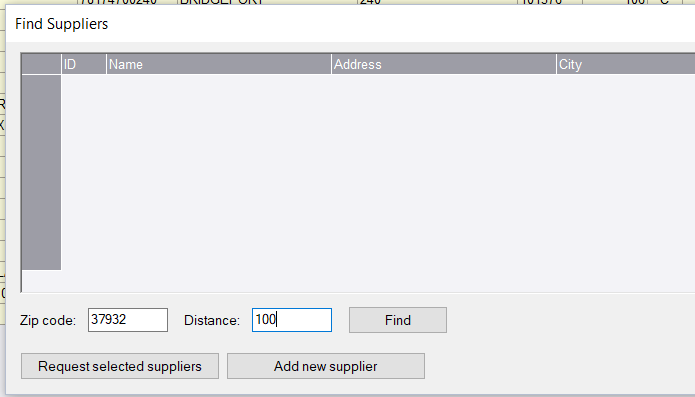 Accubid Classic - Setting up supplier link