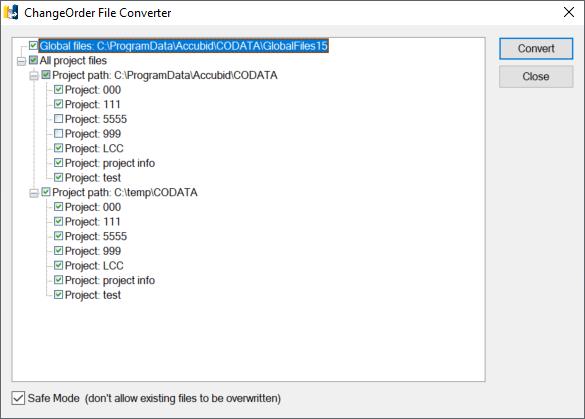 Accubid Classic - How to Convert Job Files for Accubid Pro / Change Order / Time and Material ...