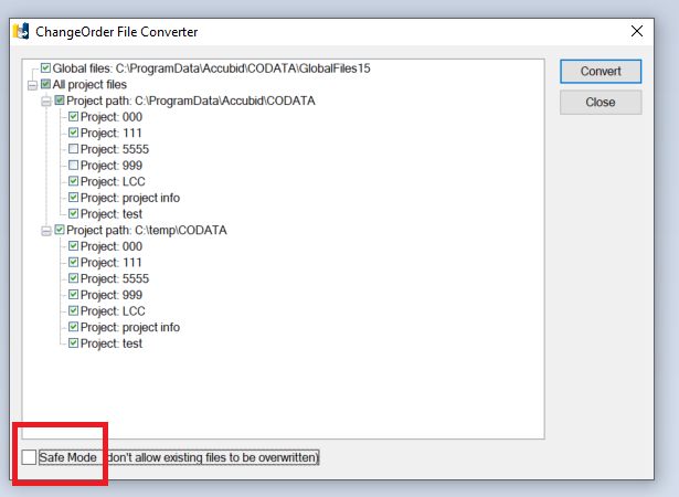Accubid Classic - How to Convert Job Files for Accubid Pro / Change ...