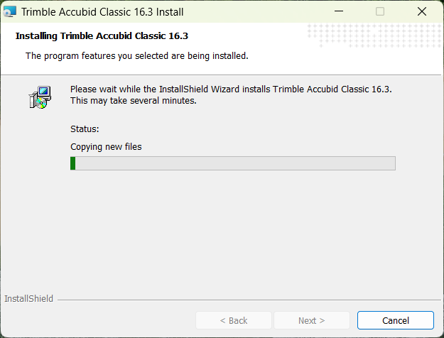 Accubid Classic - Installation for Accubid Pro / Changeorder / Time and ...