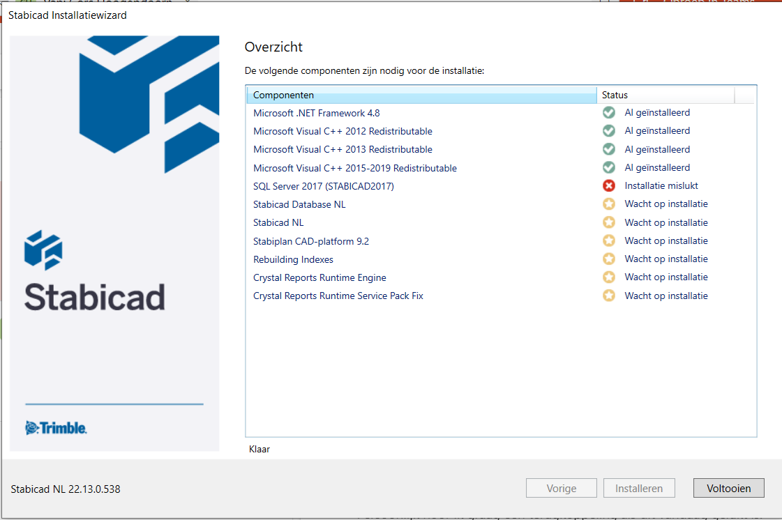 SQL Database Installation error on Windows 11